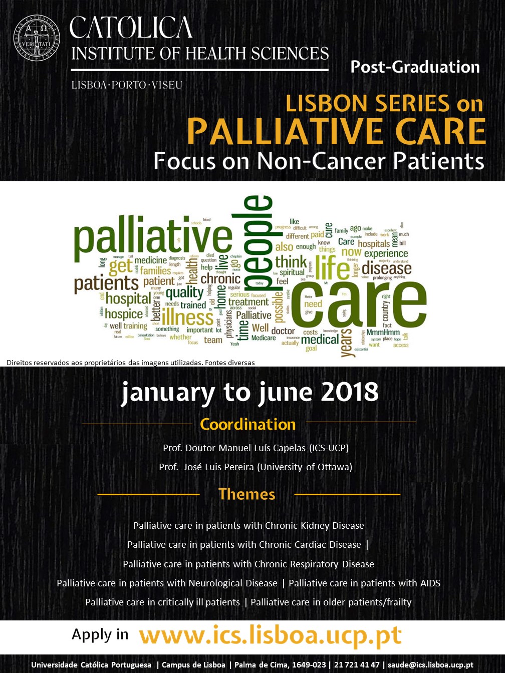 Post-Graduation on Lisbon Series on Palliative Care | FCSE-Católica