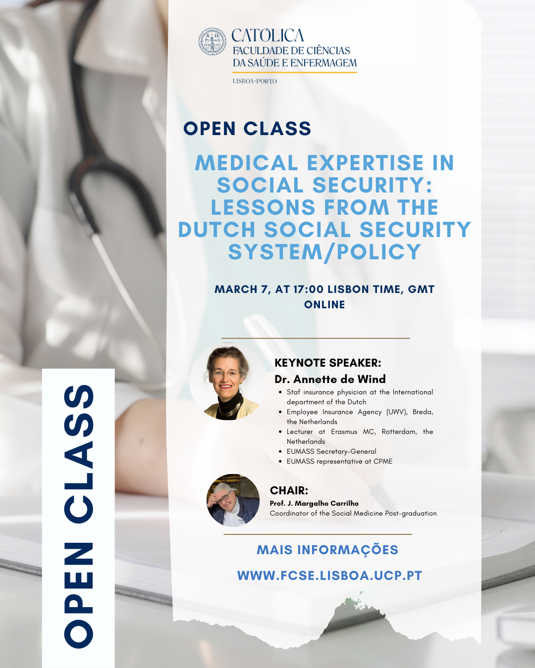 Open Class na Pós-graduação em Medicina Social | FCSE-Católica